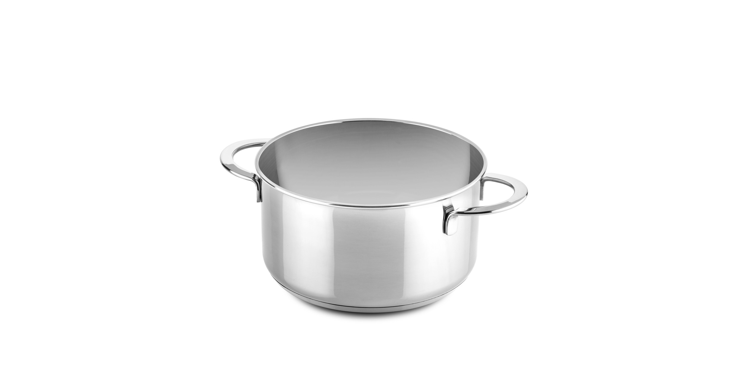 Casserole 2 handles 20 cm Stainless Steel - Gourmet - Cookware